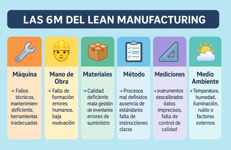Las 6M del Lean Manufacturing